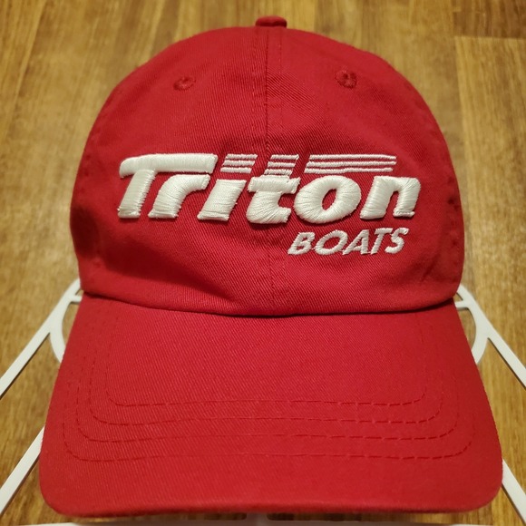 Accessories | Triton Boats Hat Cap Adult Strapback Red Fishing ...